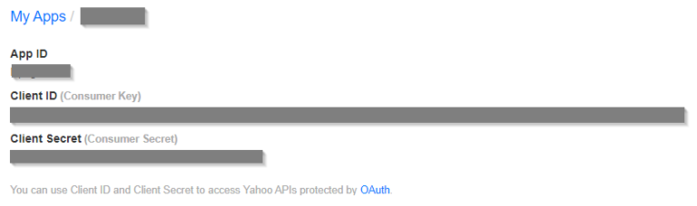 How To Get Yahoo Client Id And Client Secret Heateor Support Documents