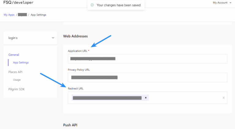 How To Get Foursquare Client Id And Secret Heateor Support Documents